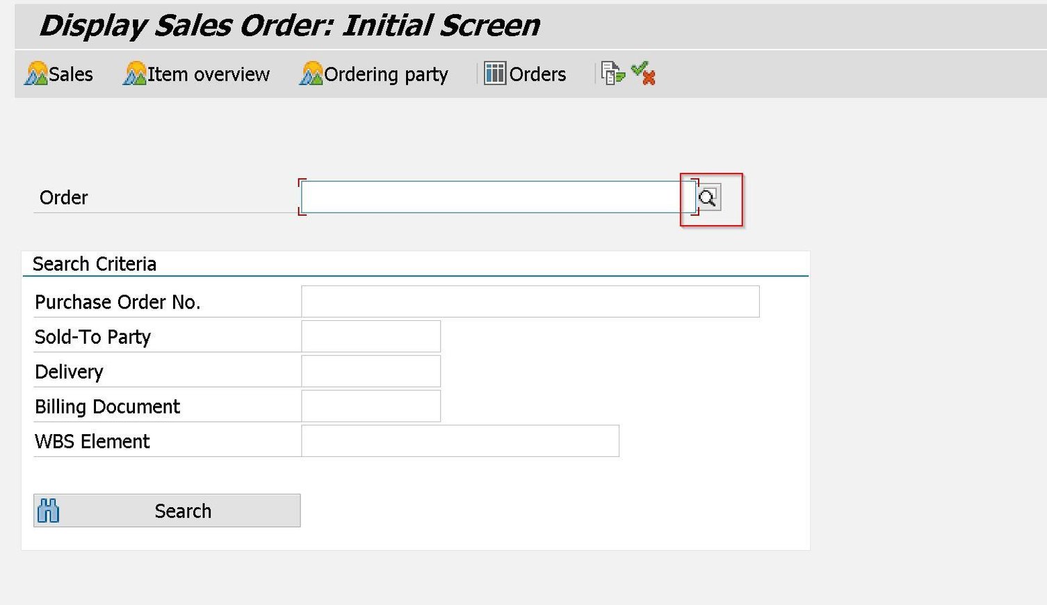 Sap Matchcode E Search Help